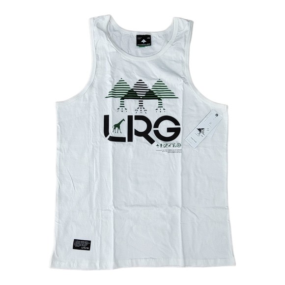 Lrg | Shirts | Lrg Lifted Research Group Tank Top White Fron Graphics ...